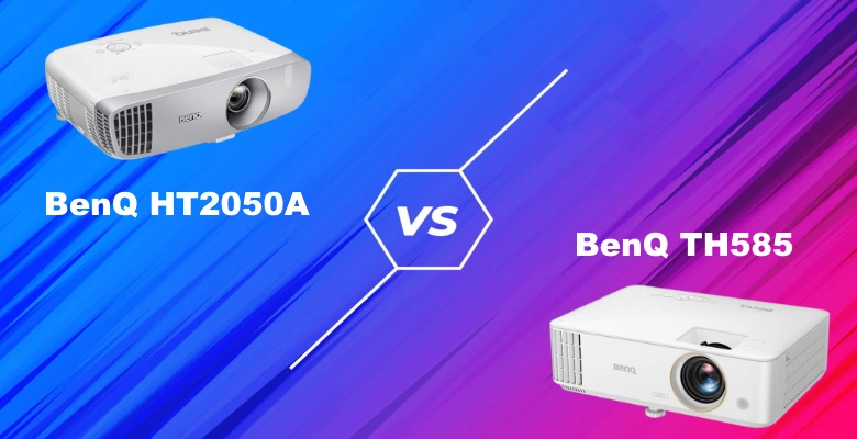 BenQ HT2050A vs TH585 Side by Side Comparison